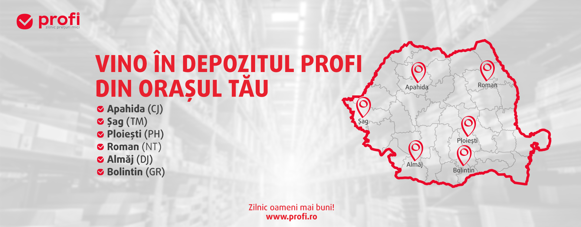 Job depozite aproape de tine - Profi România